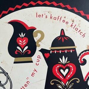 Source Unknown | Dining | Vintage Retro 95s Mid Century Kaffee Klatch ...